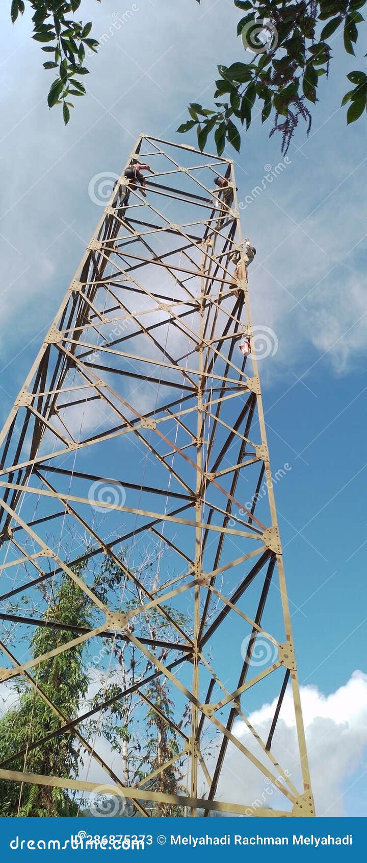 Fire watch tower stock image. Image of mast, fire, blue - 286875273