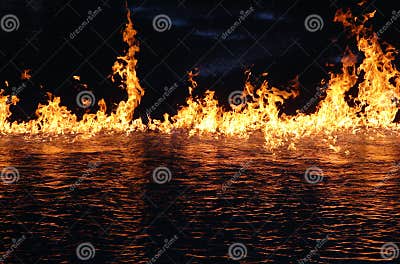 Fire and water stock photo. Image of blaze, hazardous - 13153760