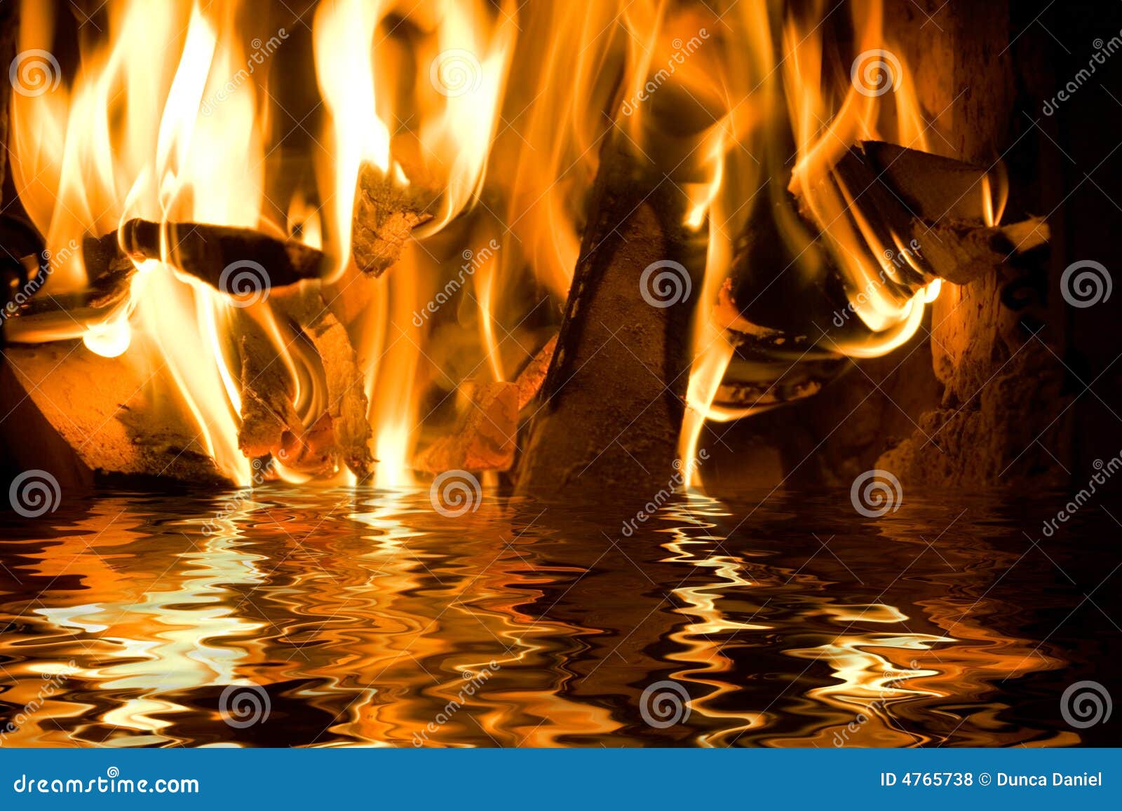 Fire and water stock photo. Image of ignite, warm, arson - 4765738