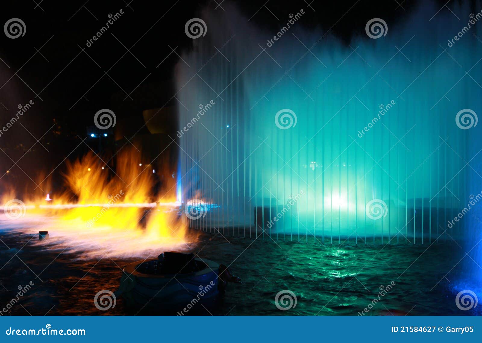 Fire & Water Show stock image. Image of colorful - 21584627
