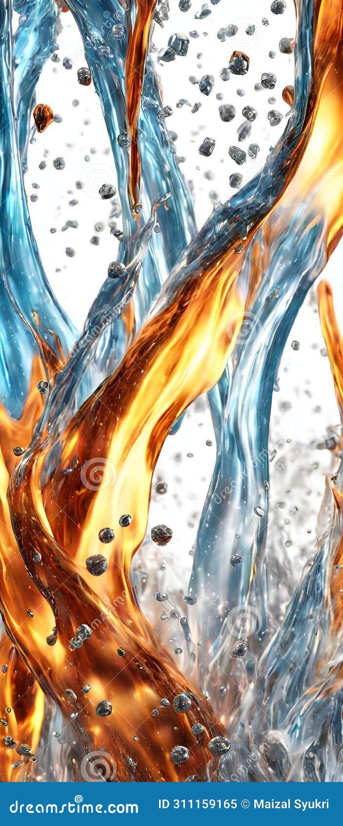 When Fire and Water Work Together To Become a Powerful Storm Stock ...