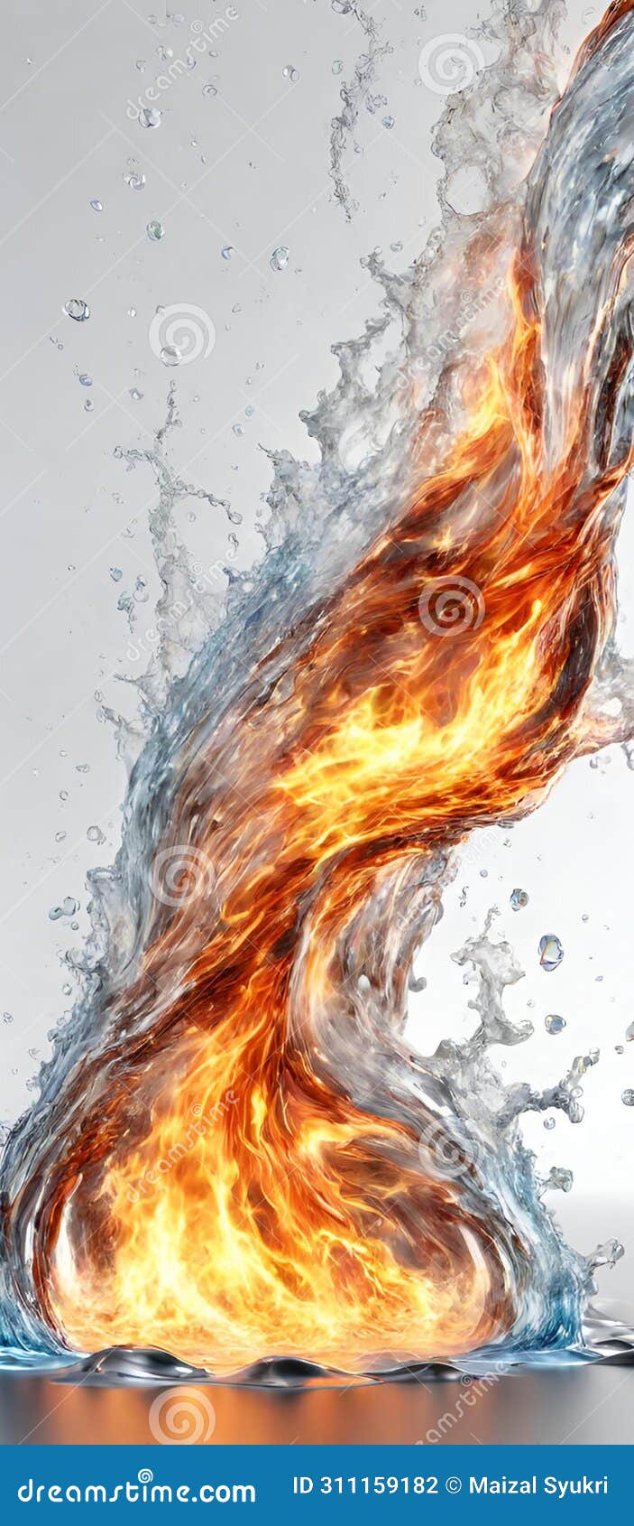 When Fire and Water Work Together To Become a Powerful Storm Stock ...