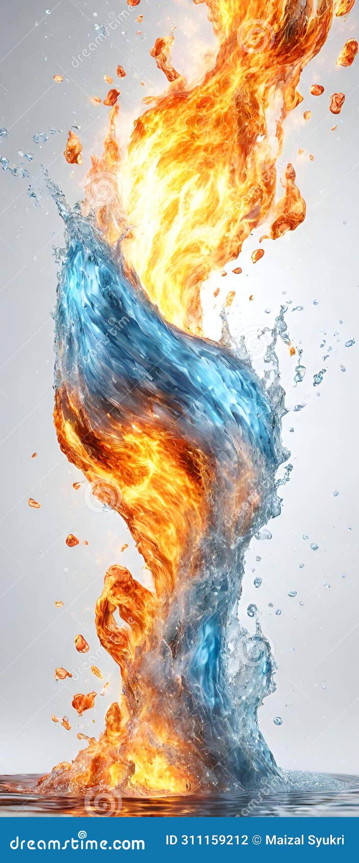 When Fire and Water Work Together To Become a Powerful Storm Stock ...