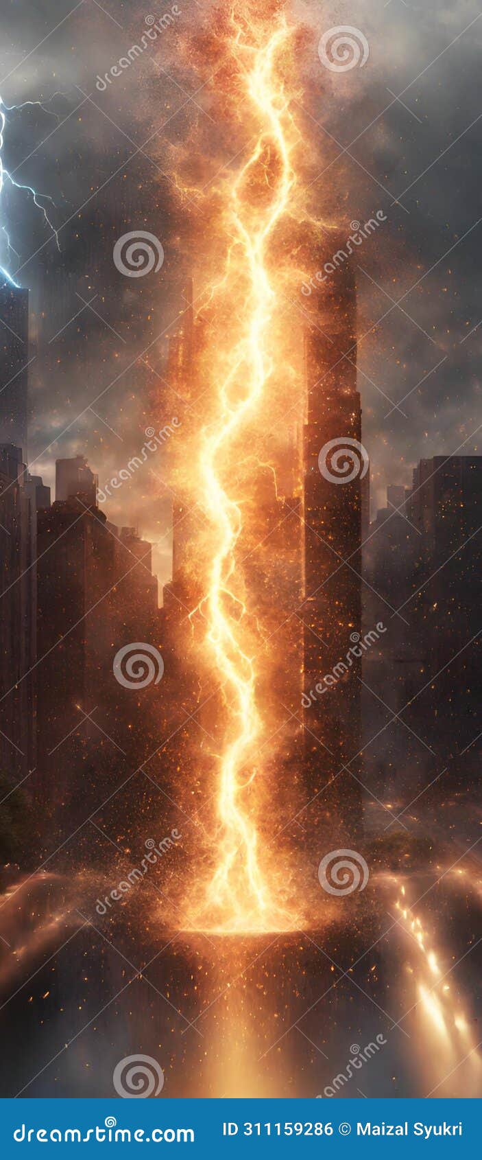 When Fire and Water Work Together To Become a Powerful Storm Stock ...