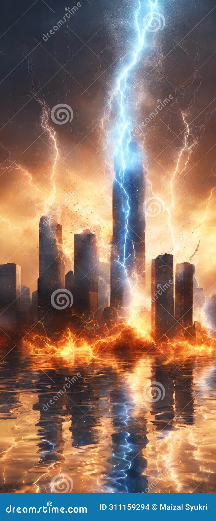 When Fire and Water Work Together To Become a Powerful Storm Stock ...