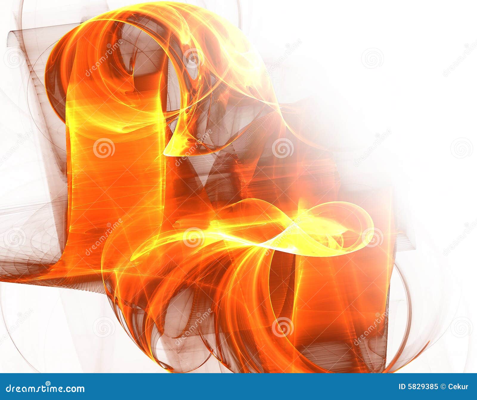 Fire waves stock illustration. Illustration of abstract - 5829385