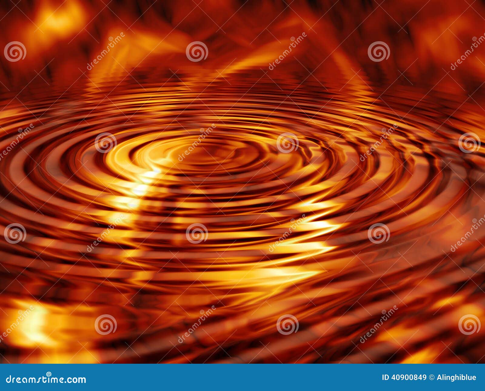 Fire Waves stock illustration. Illustration of design - 40900849