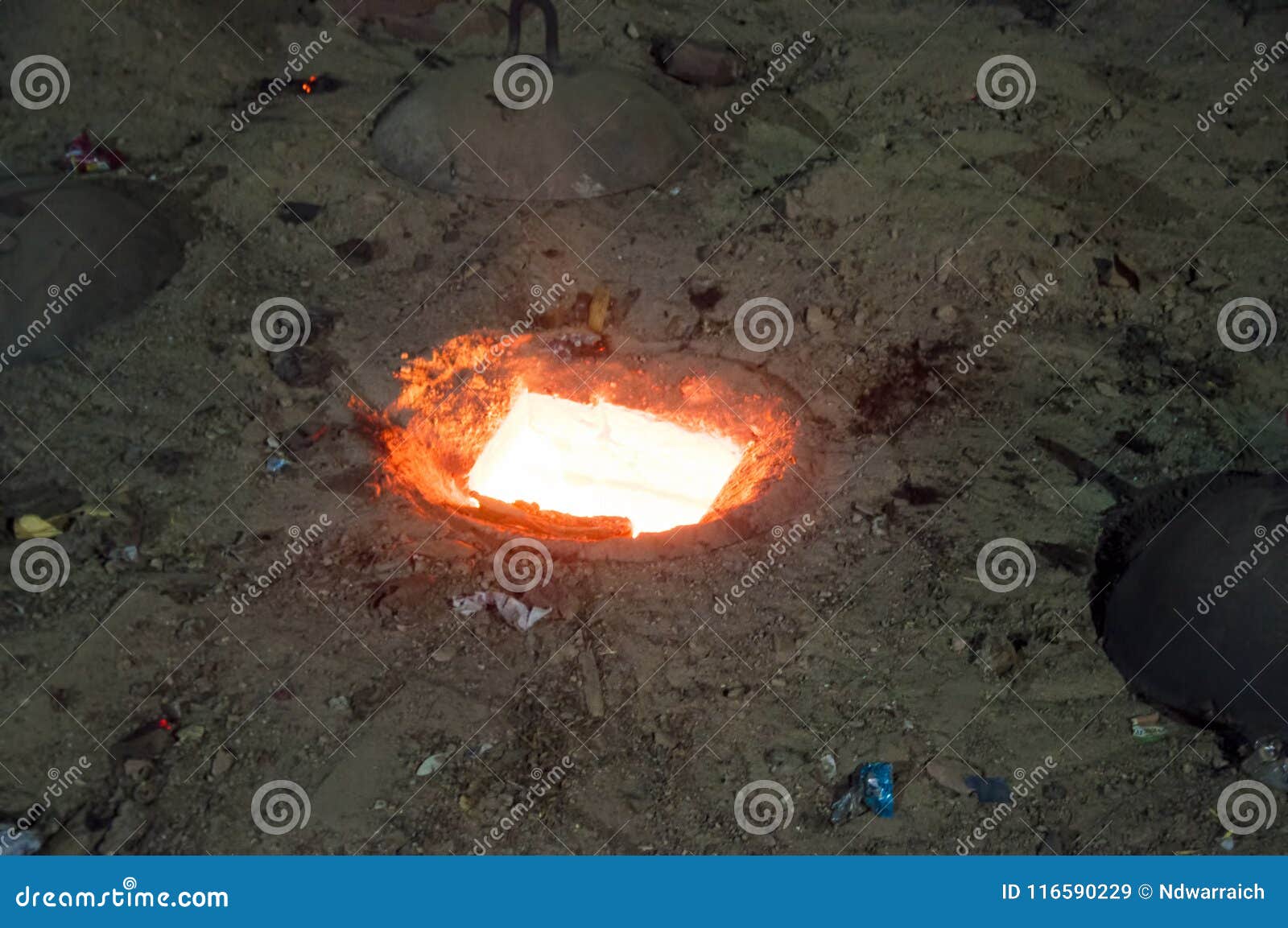 A fire well of the hell stock image. Image of fiery - 116590229
