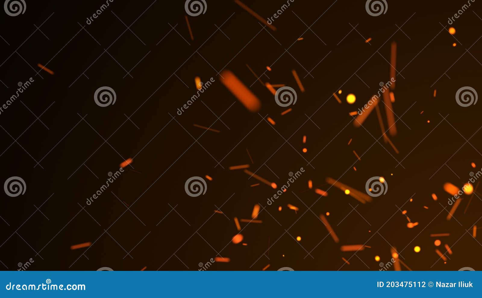Fire Whirlwind. Dust Backgroung. Abstract Fire. 3D Rendering Stock ...