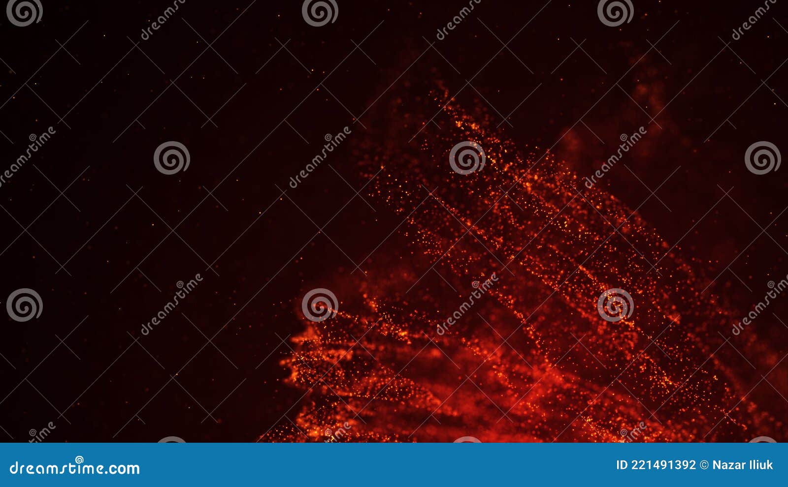 Fire Whirlwind. Dust Backgroung. Abstract Fire. 3D Rendering Stock ...