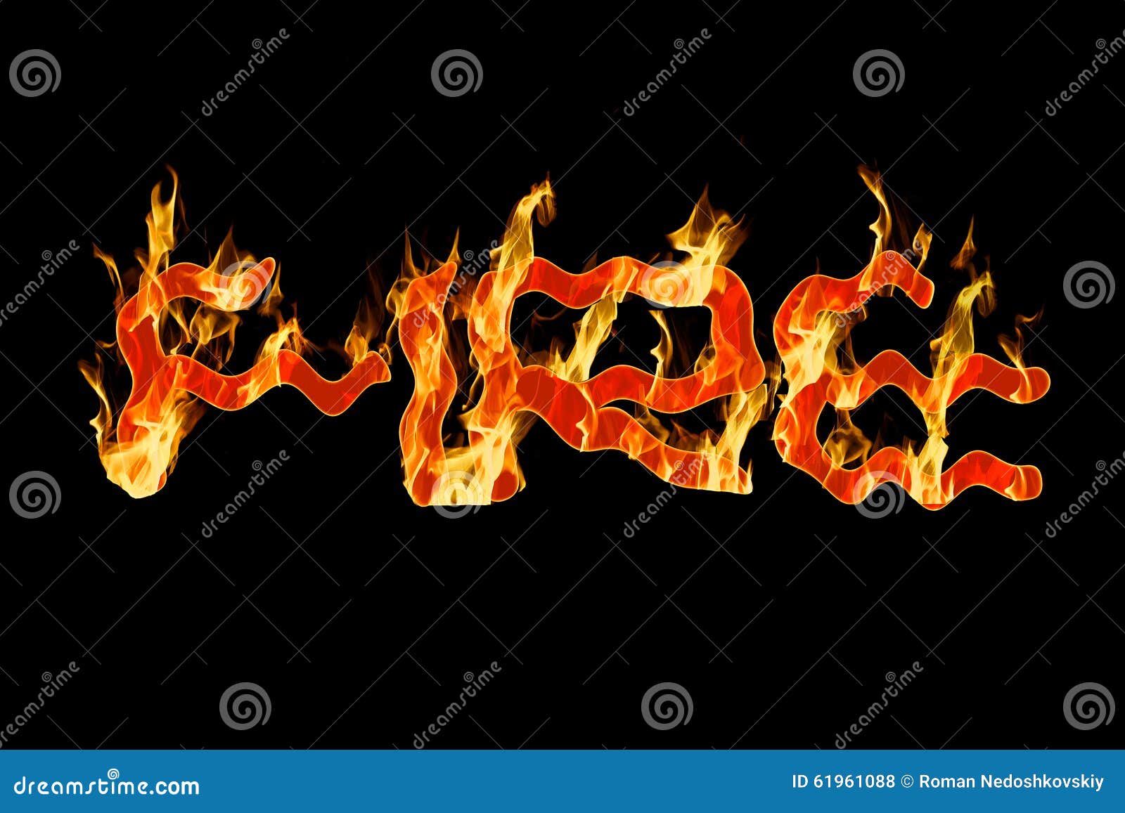 Fire stock photo. Image of bake, smouldering, fired, text - 61961088