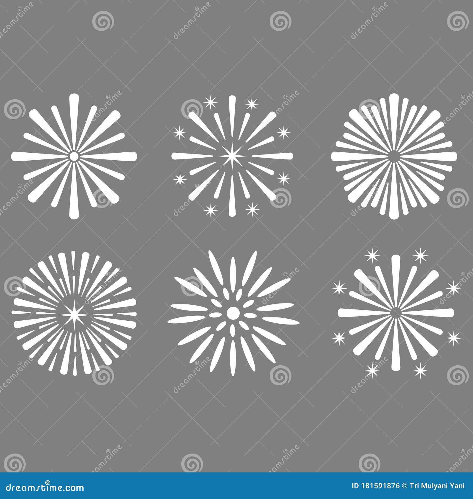 Firework Icon Vector Design Symbol Stock Vector - Illustration of flat ...