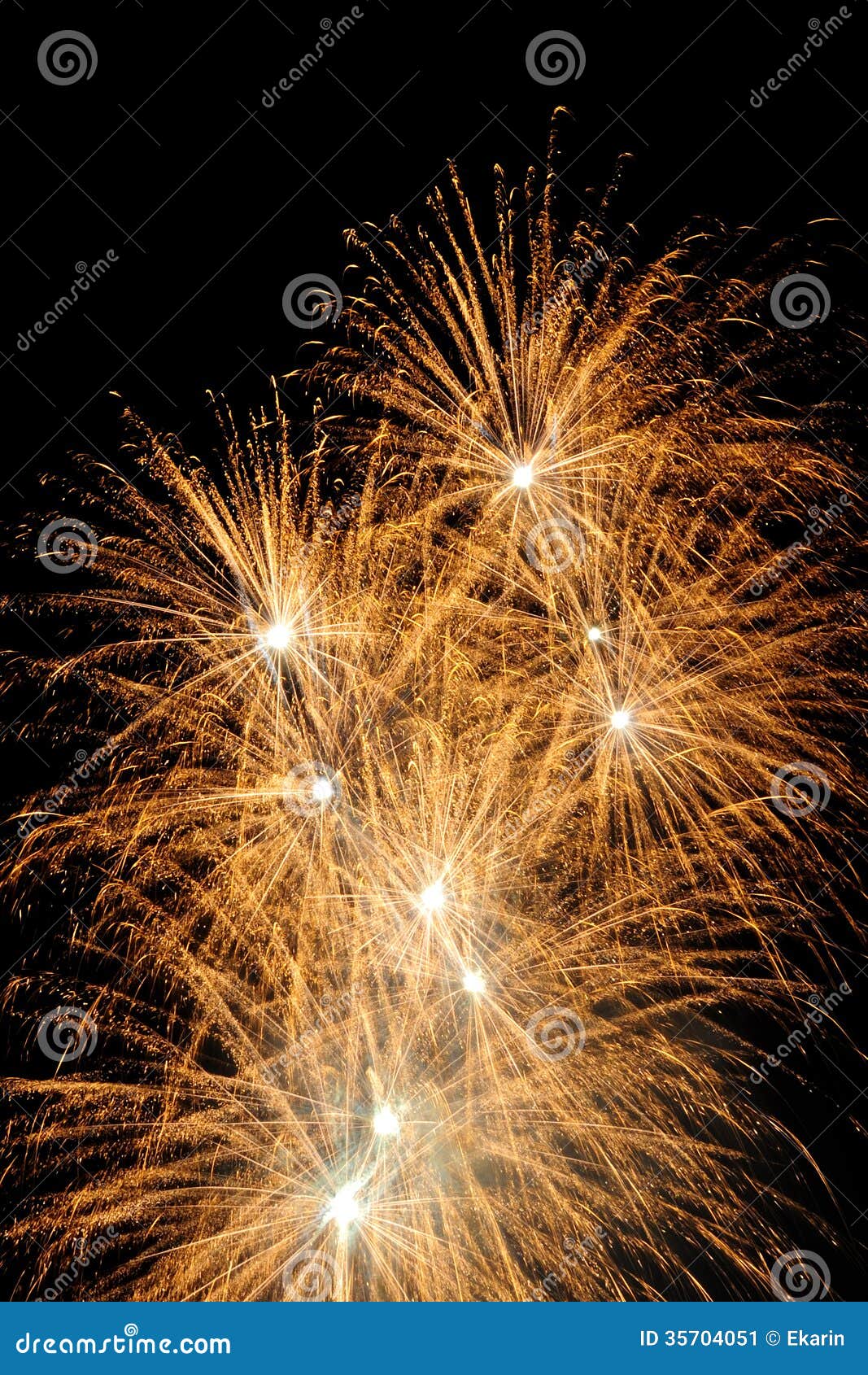 Fire Work for Celebrate Season Stock Image - Image of bright, happy ...