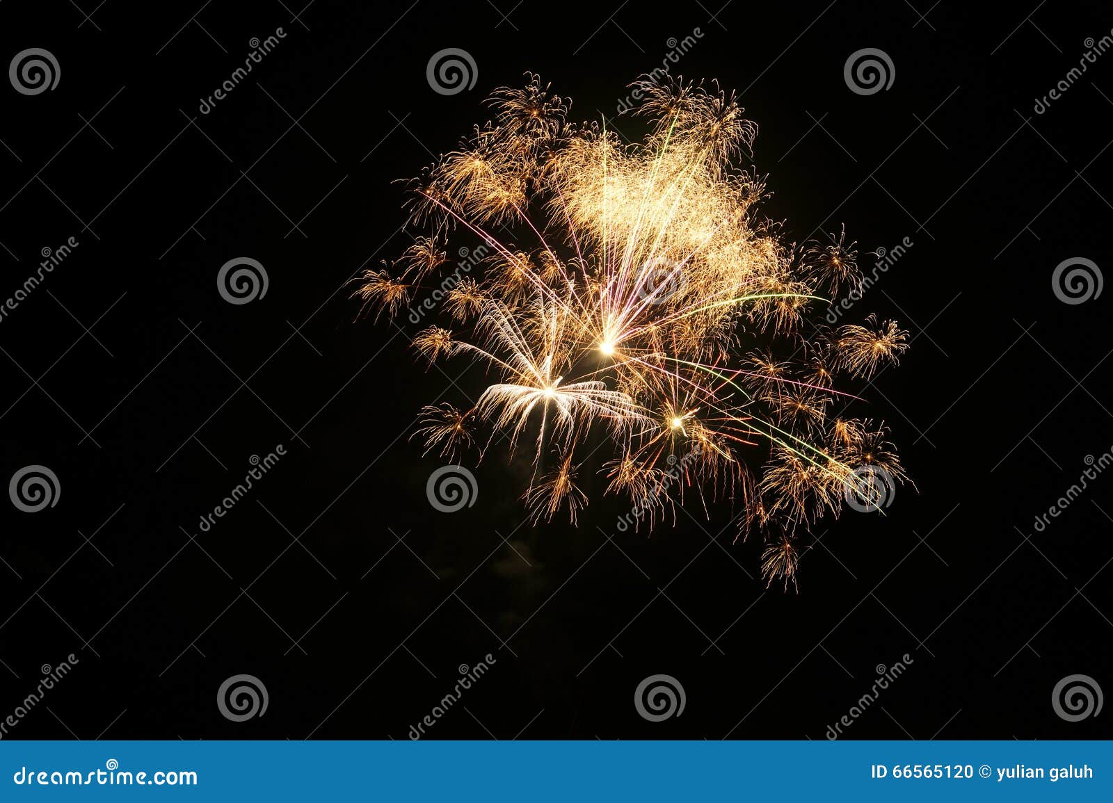 Fire work stock photo. Image of fire, slow, work, light - 66565120