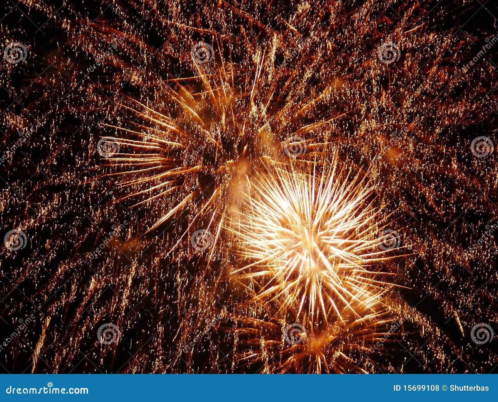 Fire works stock photo. Image of background, illumination - 15699108