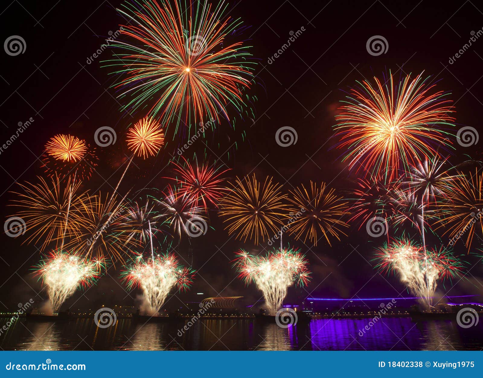 Fire works stock photo. Image of bang, pyrotechnics, lantern - 18402338