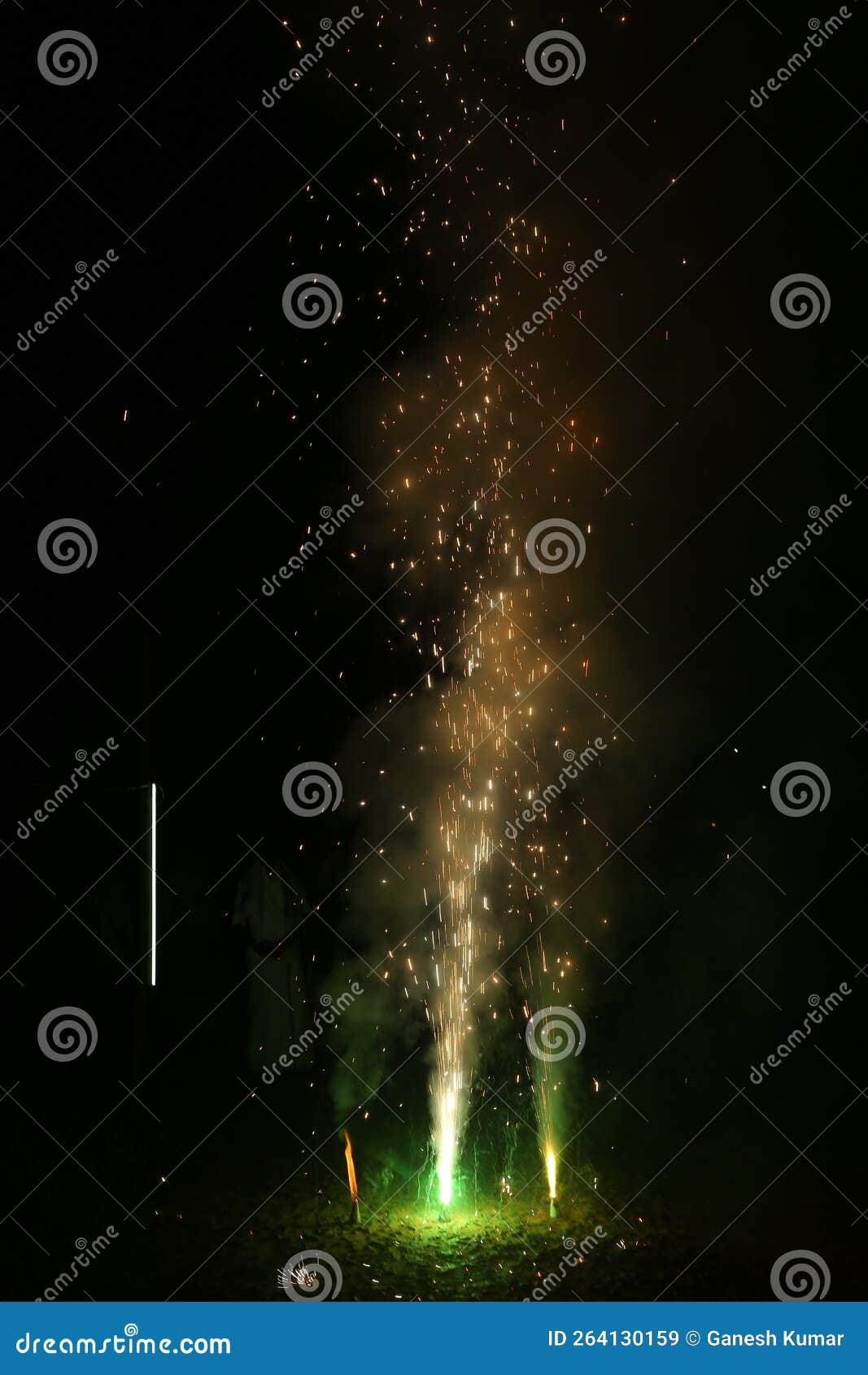 Fire Works - Diwali vedi stock image. Image of goal - 264130159