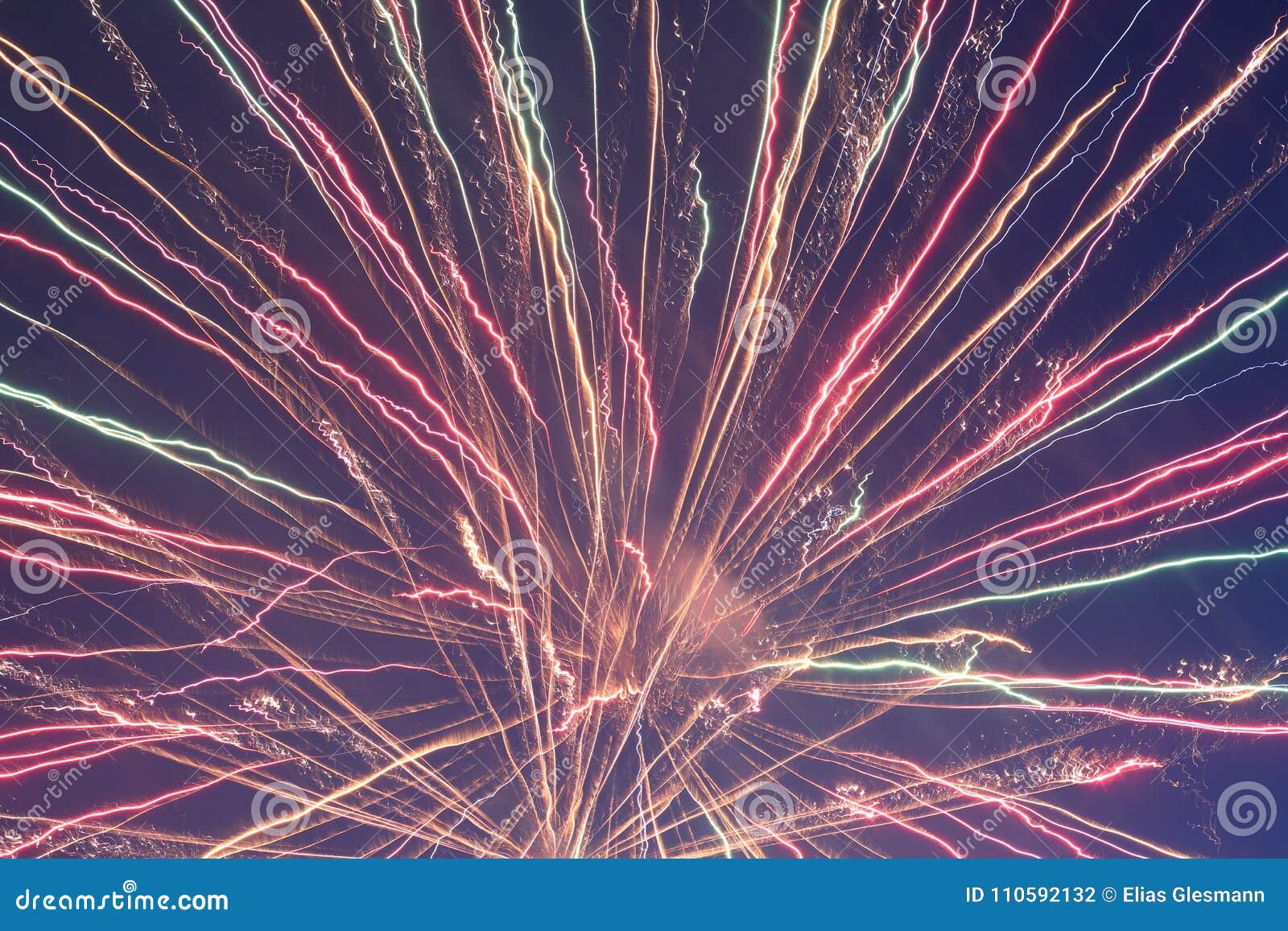 Firework light painting stock photo. Image of celebrate - 110592132