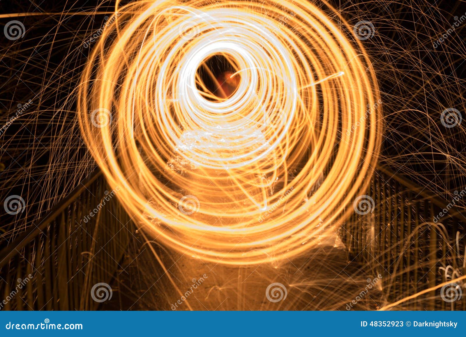 Fire works stock image. Image of centre, year, circular - 48352923