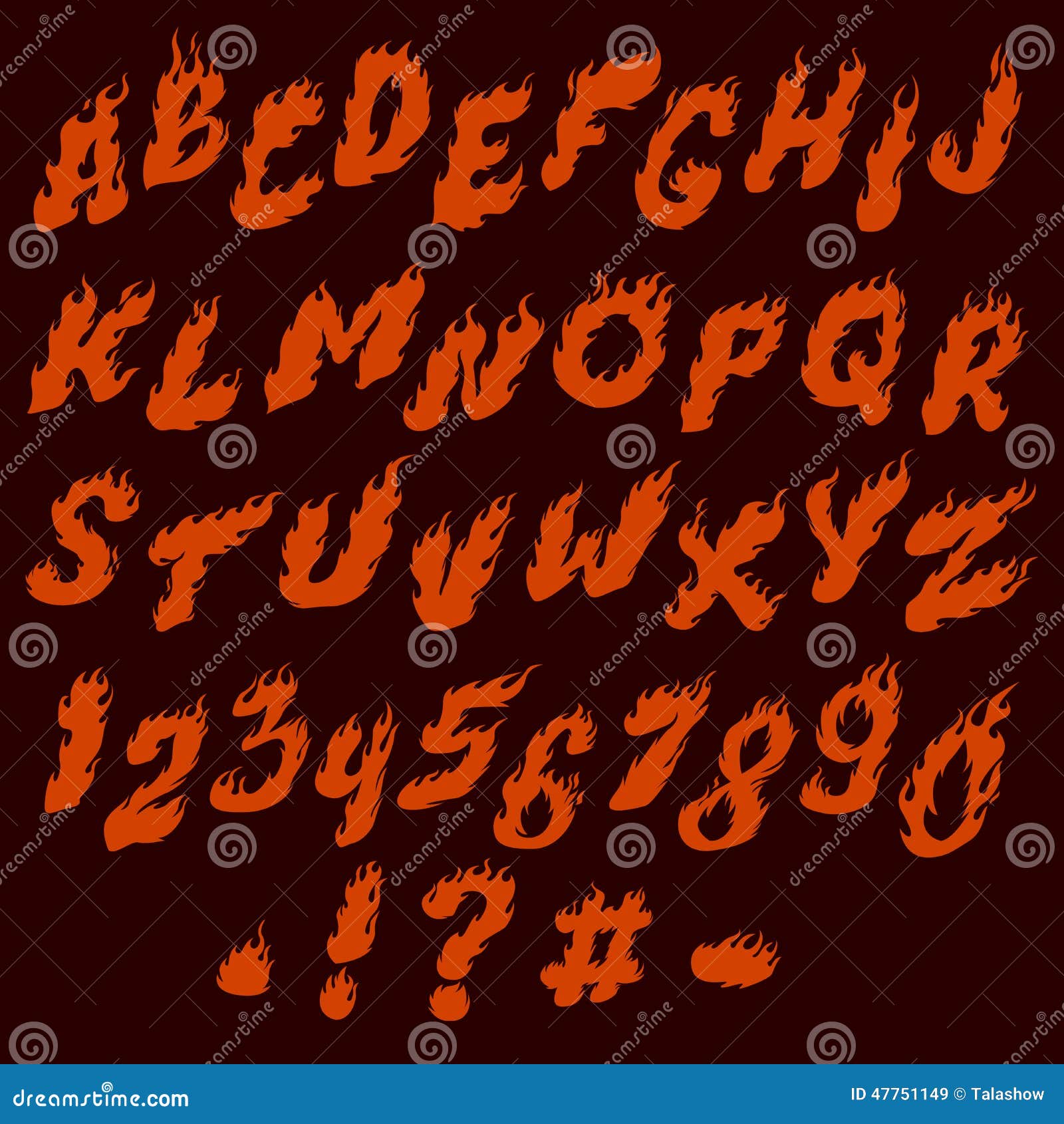 Flame Font Generator