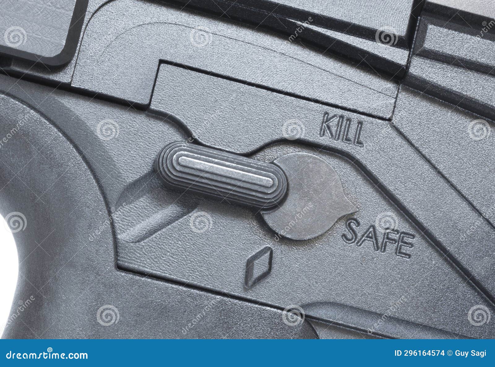 Firearm with Kill Choice on the Safety Switch Stock Photo - Image of ...