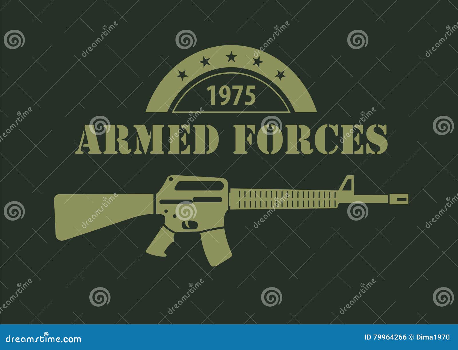Firearm Logo Template. Guns, Rifles Badge Stock Vector - Illustration ...