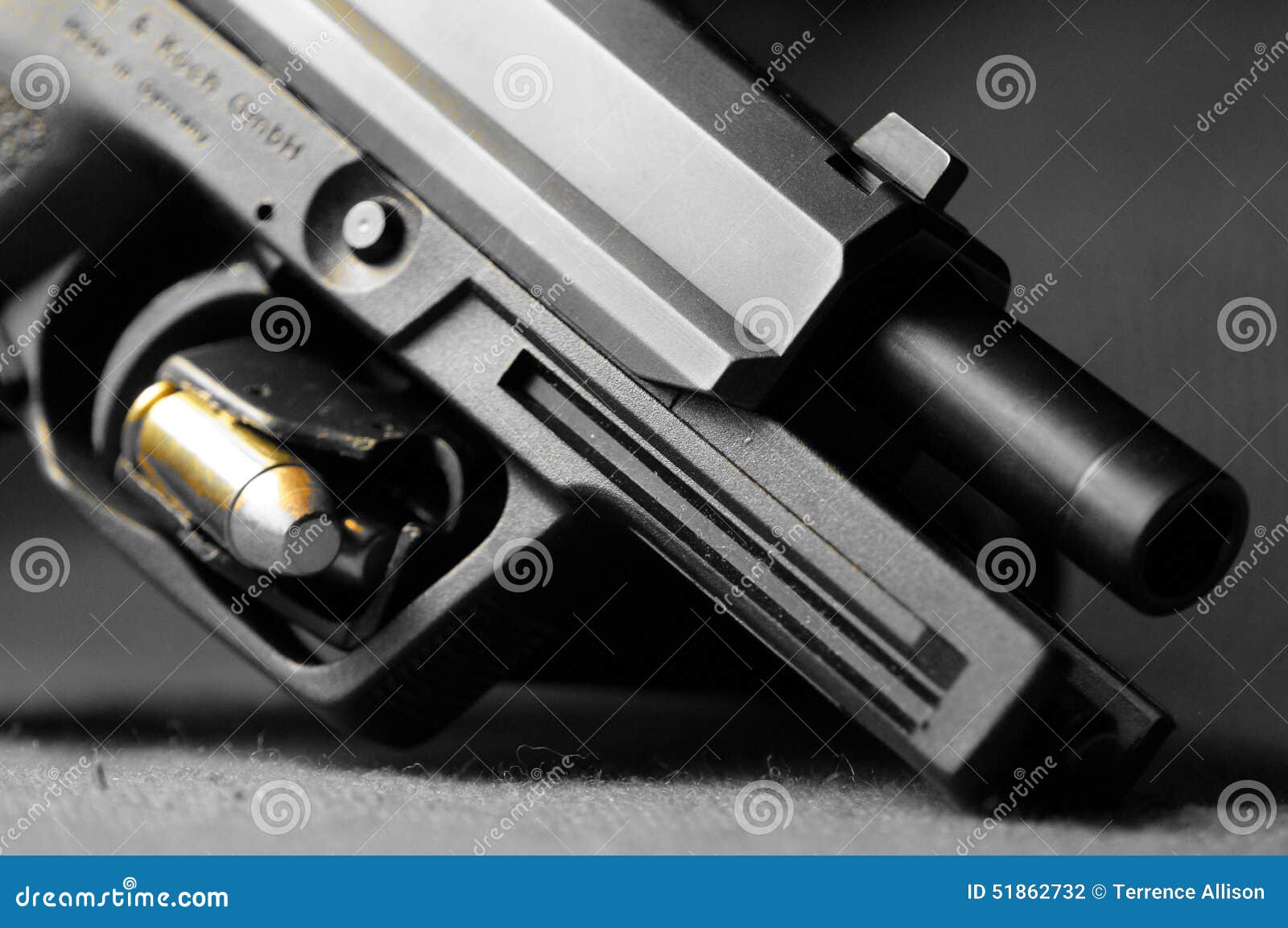 Firearm stock photo. Image of enthusiast, police, black - 51862732