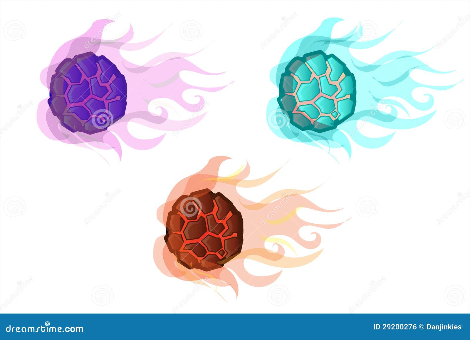 Fireball stock illustration. Illustration of magic, flame - 29200276