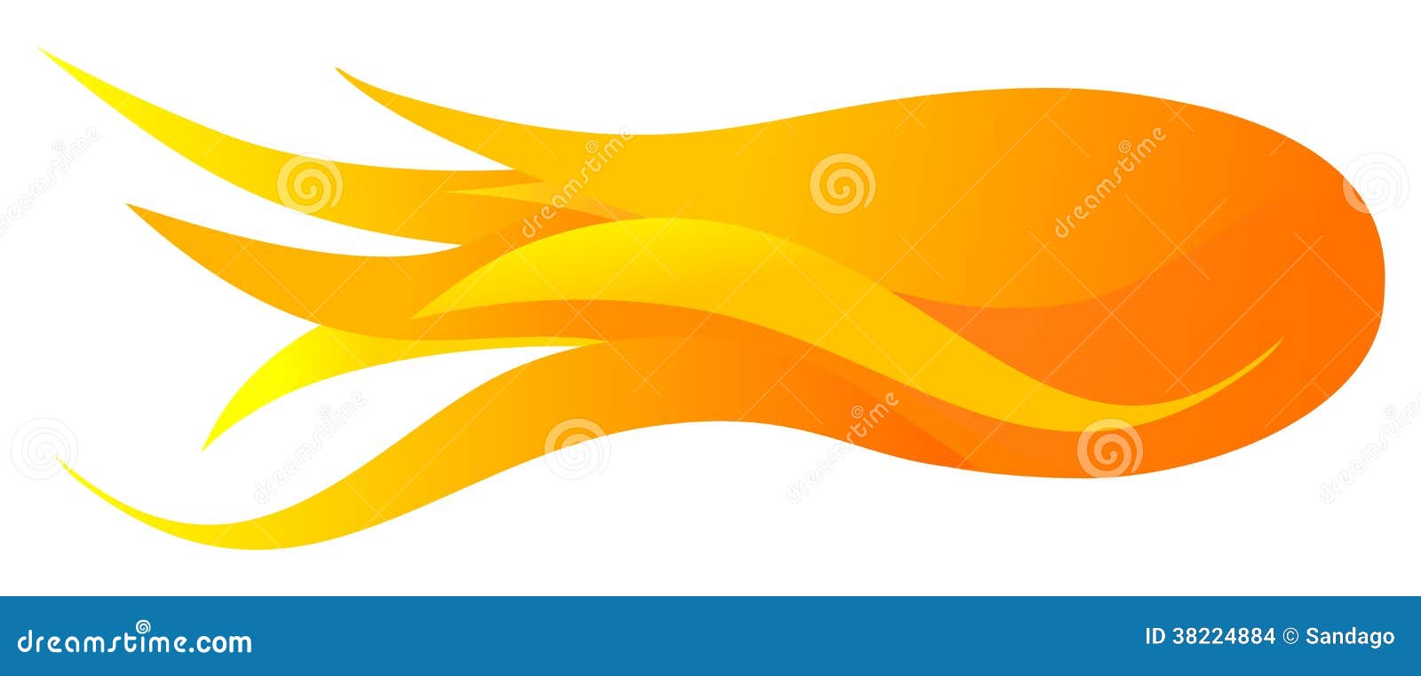 Fireball stock vector. Illustration of energy, campfire - 38224884
