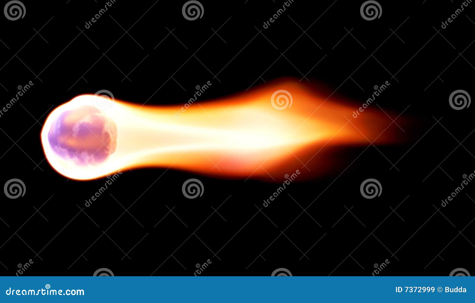 Fireball stock image. Image of isolated, bonfire, nature - 7372999