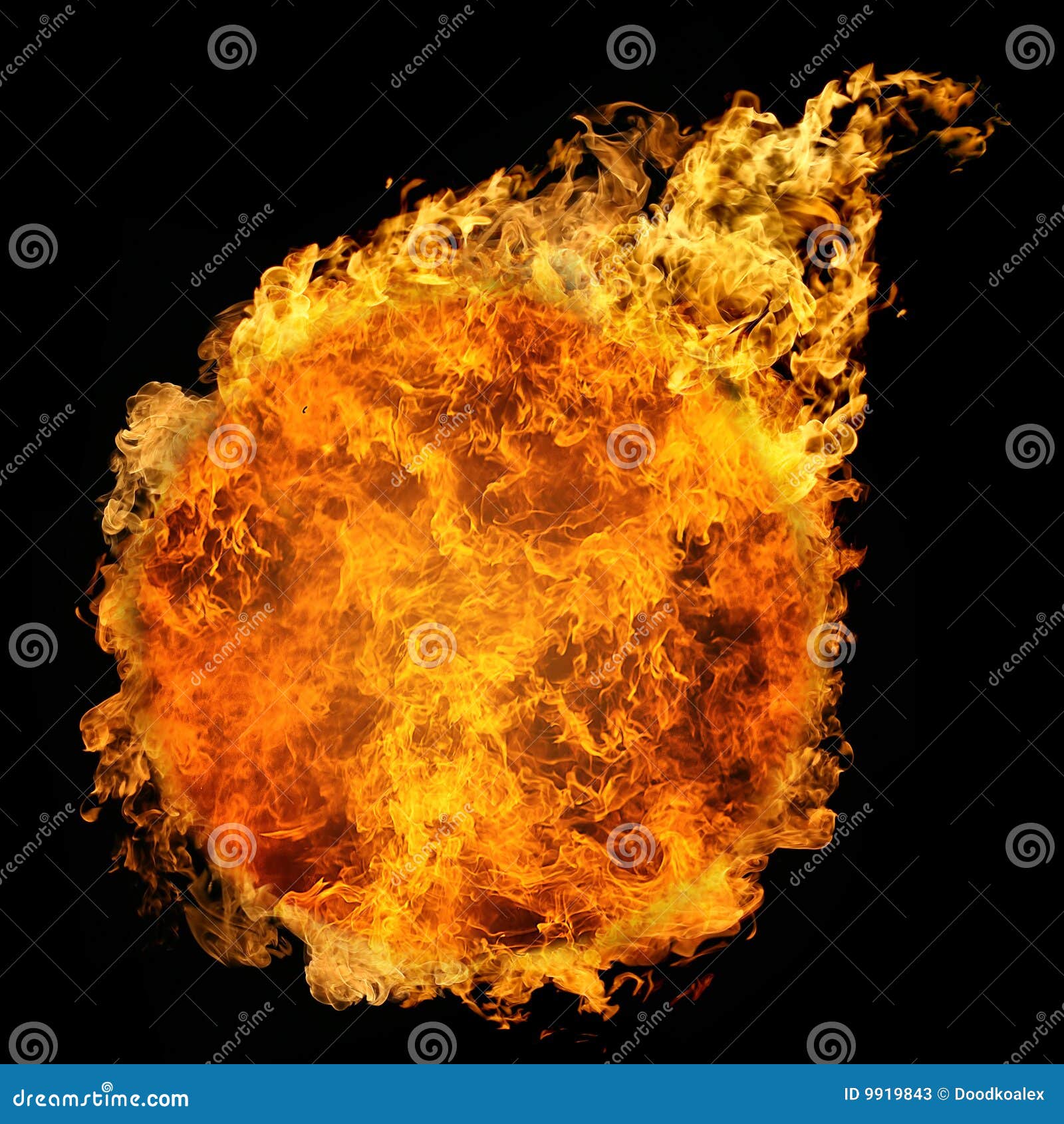 Fireball stock illustration. Illustration of energy, nature - 9919843