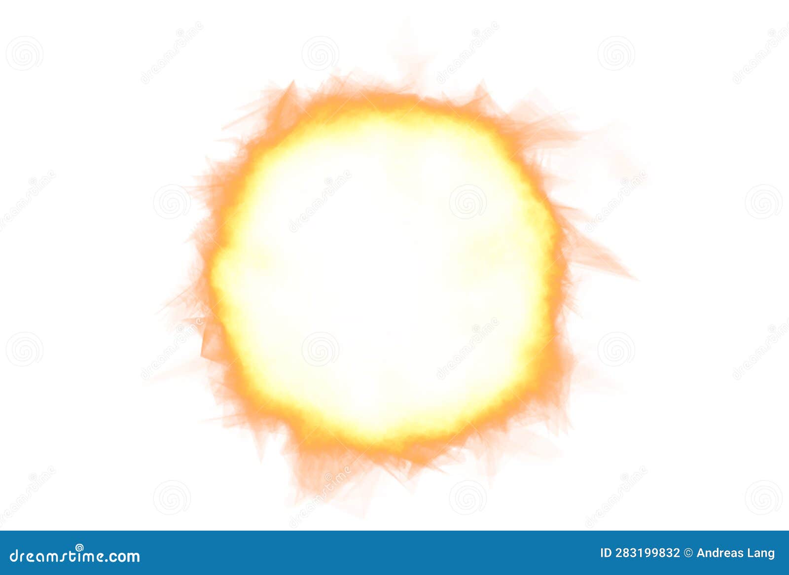 Fireball Artwork Flame Effect Dangerous Burning Explosive Effect Stock ...