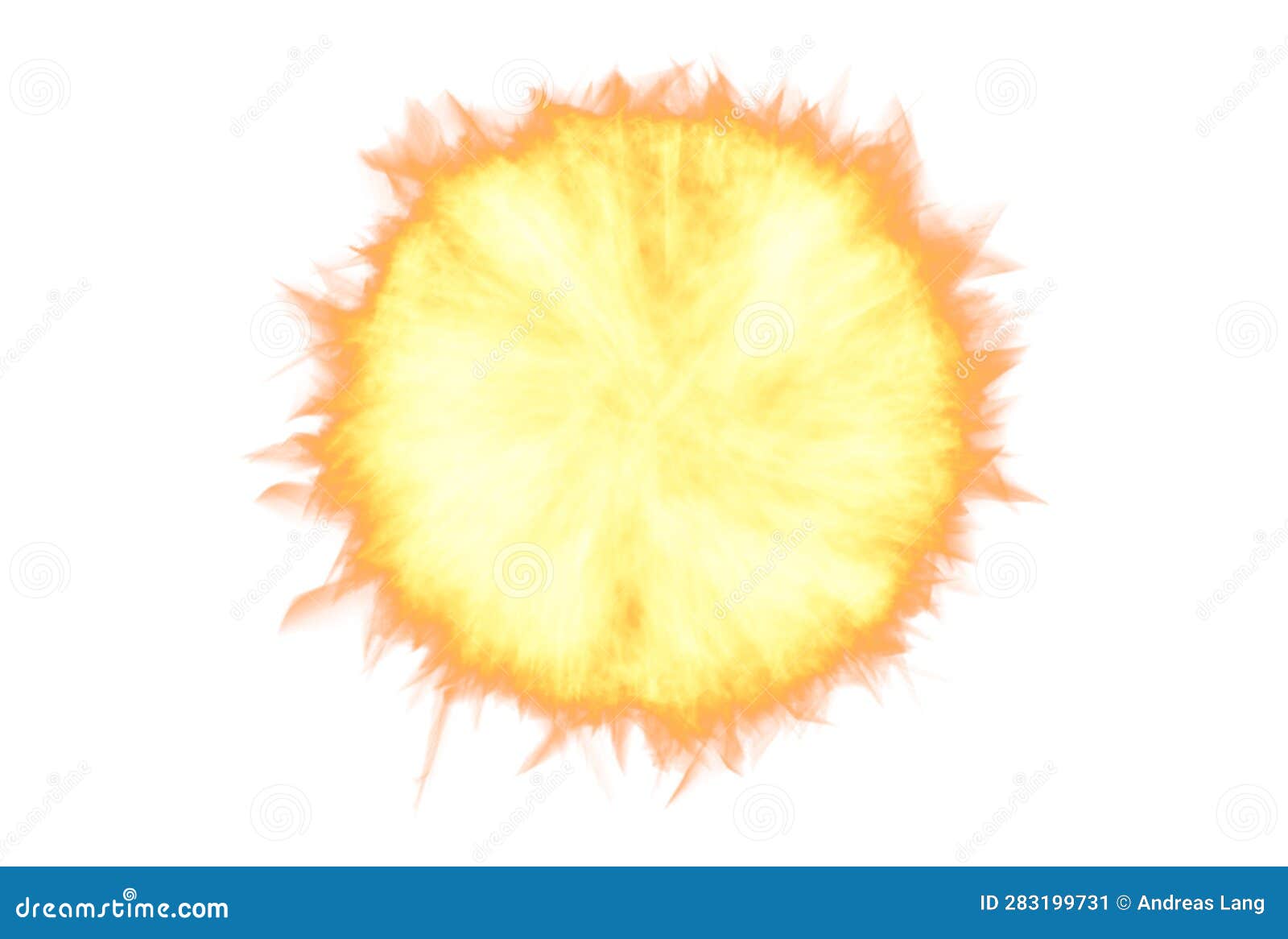 Fireball Artwork Flame Effect Dangerous Burning Explosive Effect Stock ...