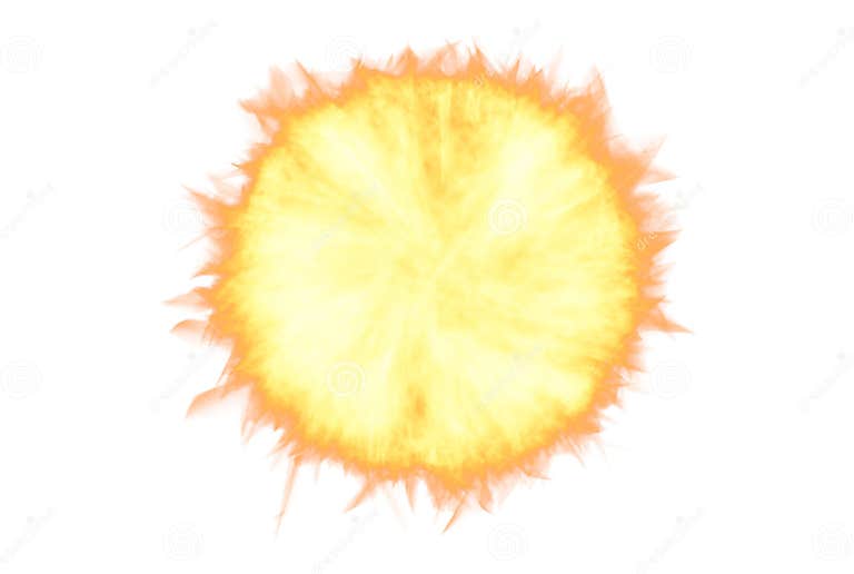 Fireball Artwork Flame Effect Dangerous Burning Explosive Effect Stock ...