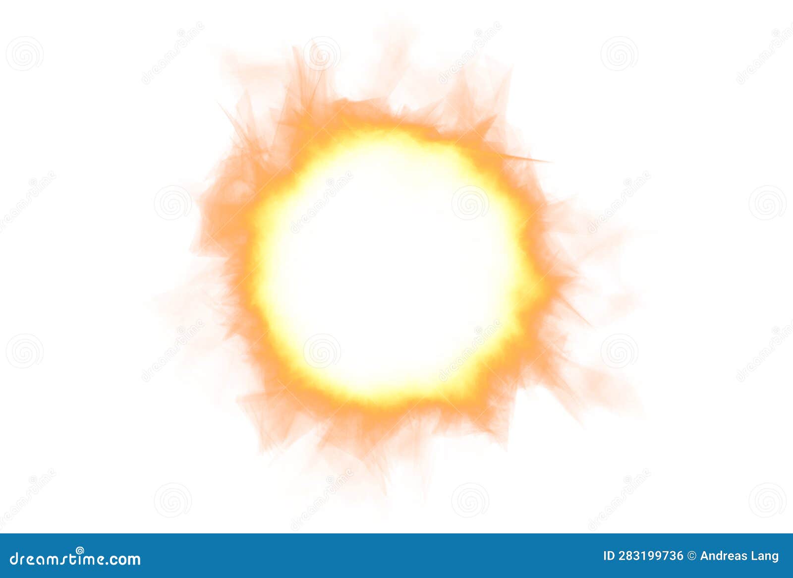 Fireball Artwork Flame Effect Dangerous Burning Explosive Effect Stock ...