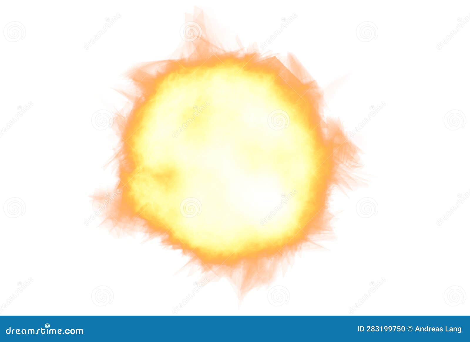 Fireball Artwork Flame Effect Dangerous Burning Explosive Effect Stock ...