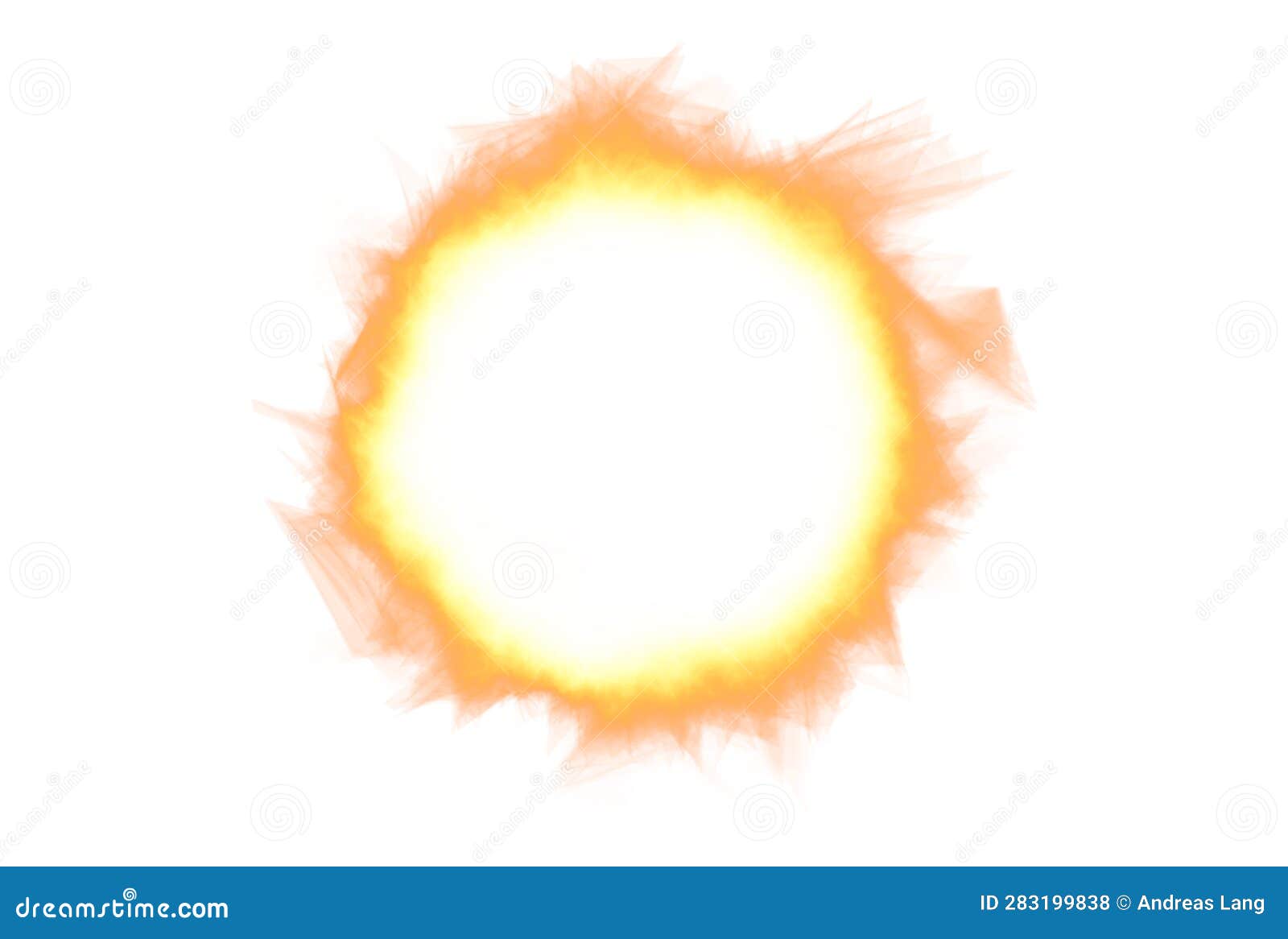 Fireball Artwork Flame Effect Dangerous Burning Explosive Effect Stock ...