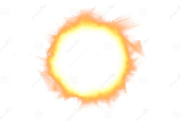 Fireball Artwork Flame Effect Dangerous Burning Explosive Effect Stock ...