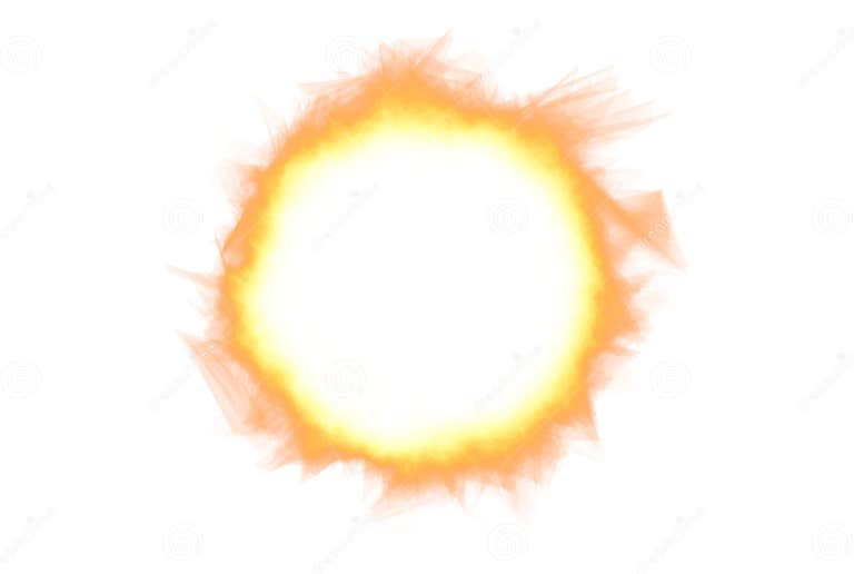Fireball Artwork Flame Effect Dangerous Burning Explosive Effect Stock ...