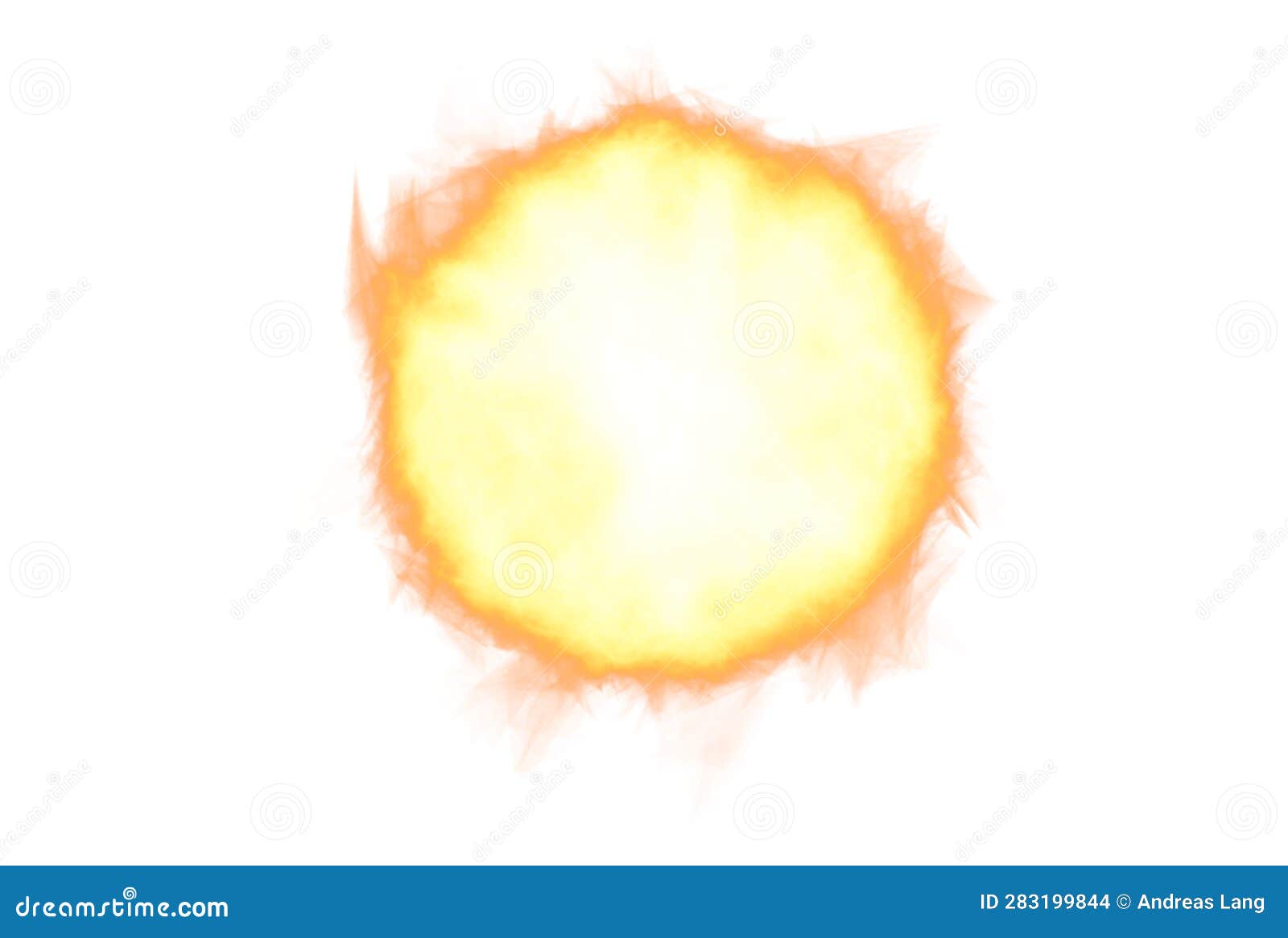 Fireball Artwork Flame Effect Dangerous Burning Explosive Effect Stock ...