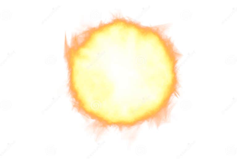 Fireball Artwork Flame Effect Dangerous Burning Explosive Effect Stock ...