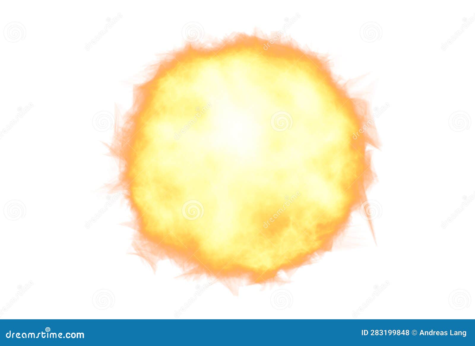 Fireball Artwork Flame Effect Dangerous Burning Explosive Effect Stock ...