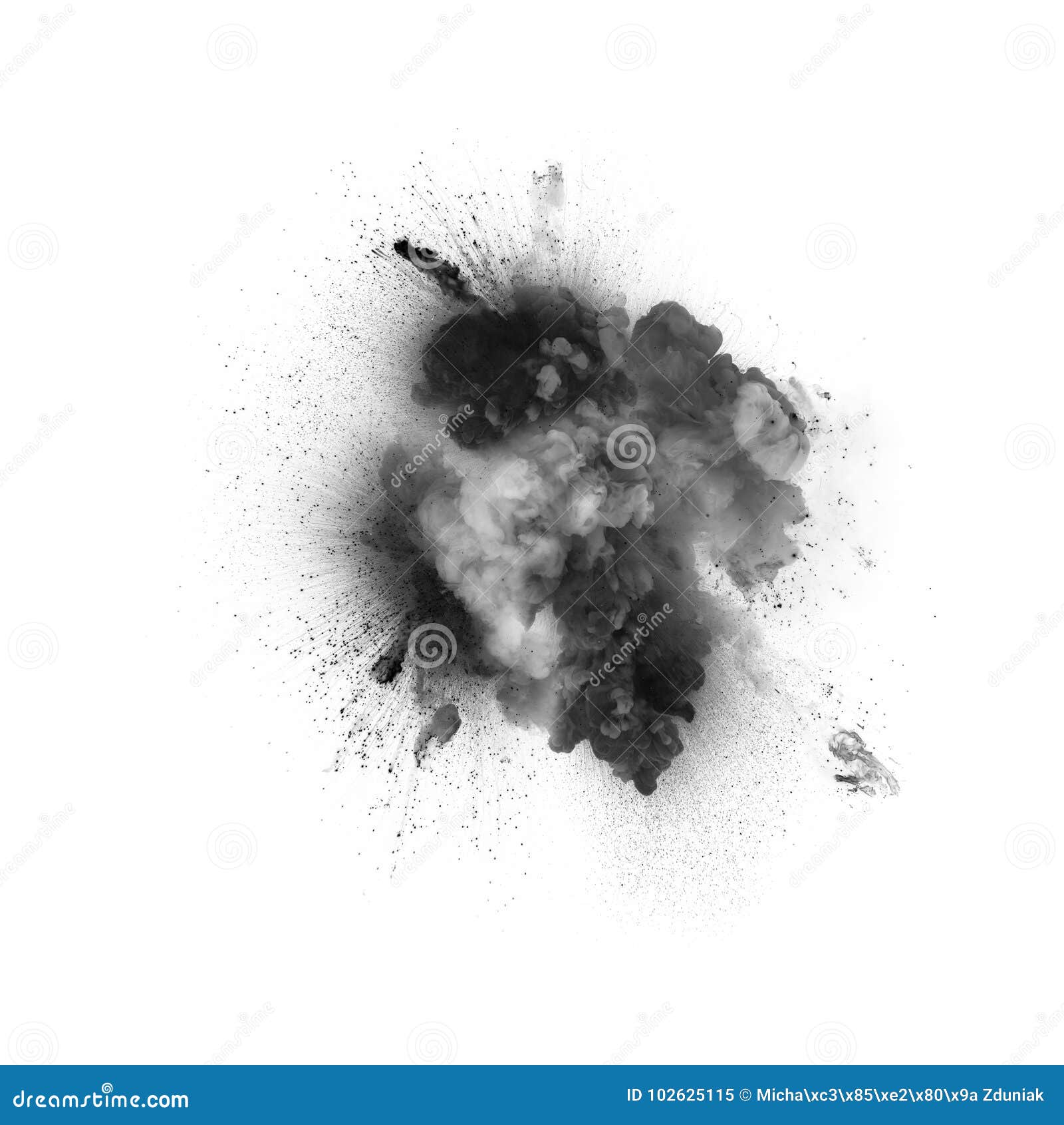 Realistic Explosion Drawing