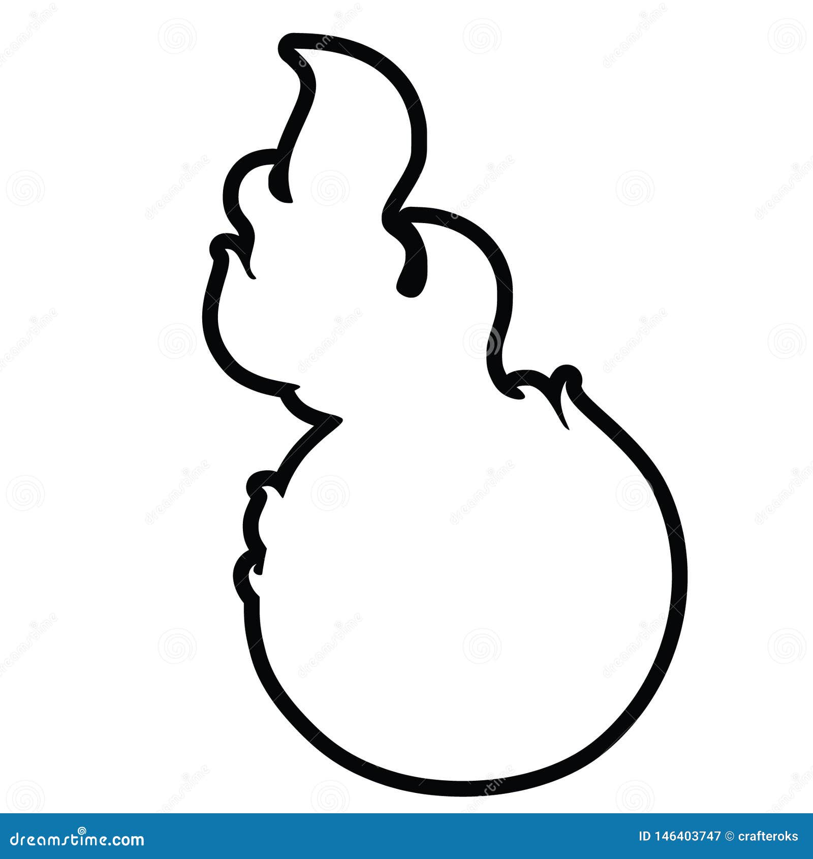 Fireball - Vector Logo Template Concept Illustration. Fire Flame Sign ...