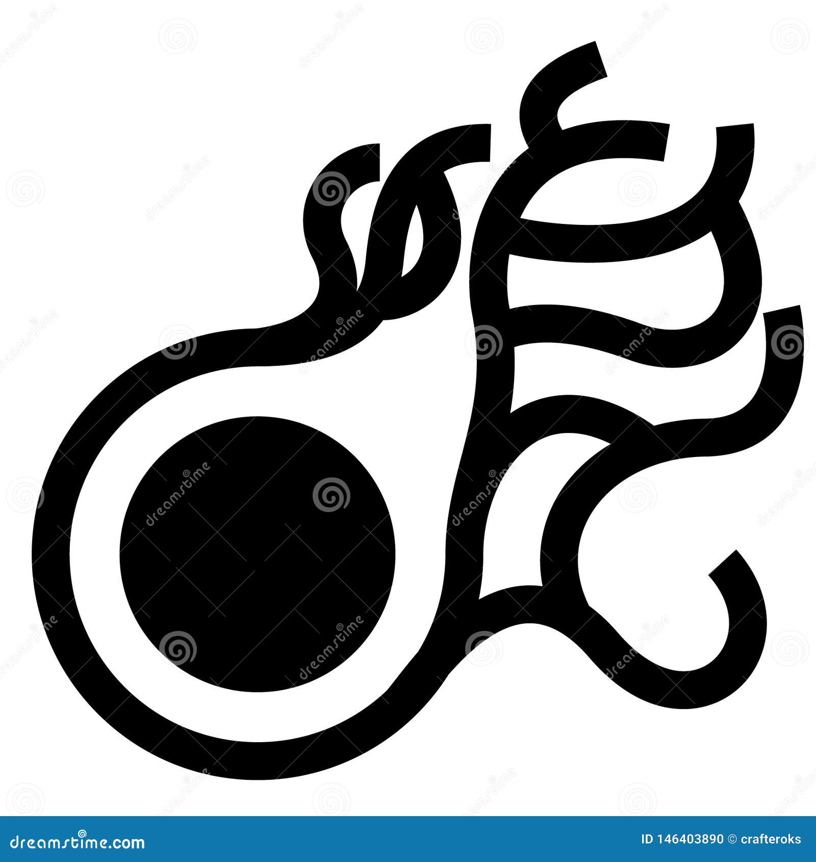 Fireball Vector Illustration Set Isolated On White Background ...