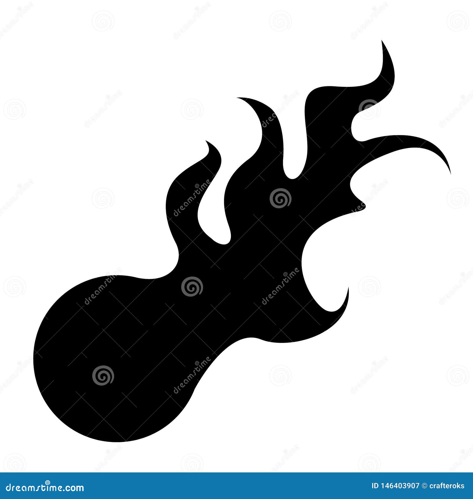 Fireball Vector Eps Illustration by Crafteroks Stock Vector ...