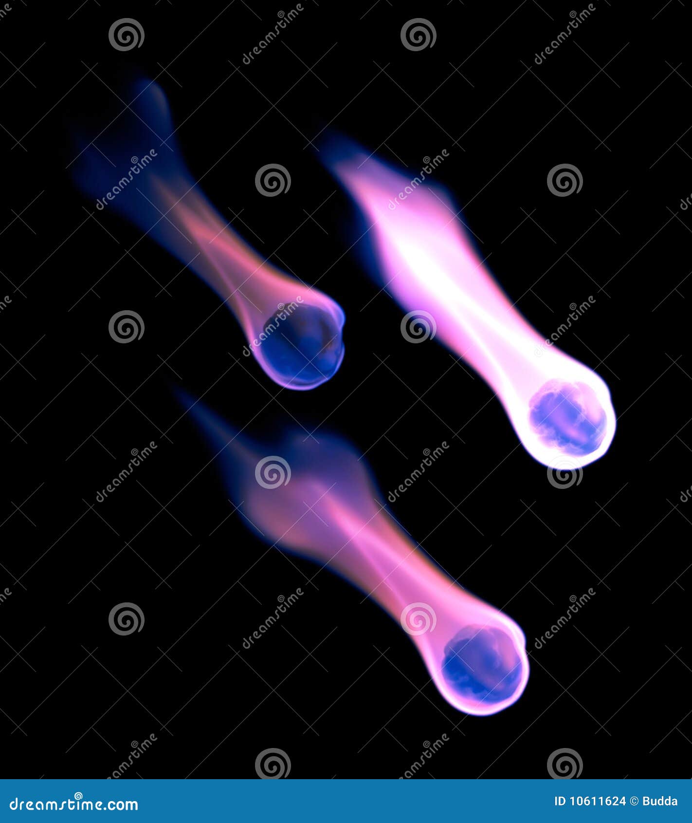 Fireballs falling stock photo. Image of burst, object - 10611624