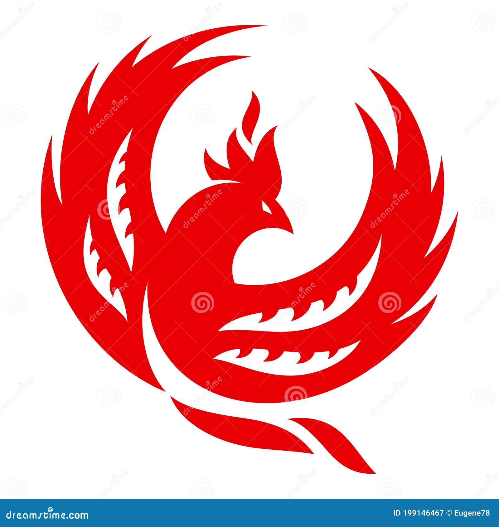 Firebird. Abstract Illustration for Your Projects Stock Vector ...