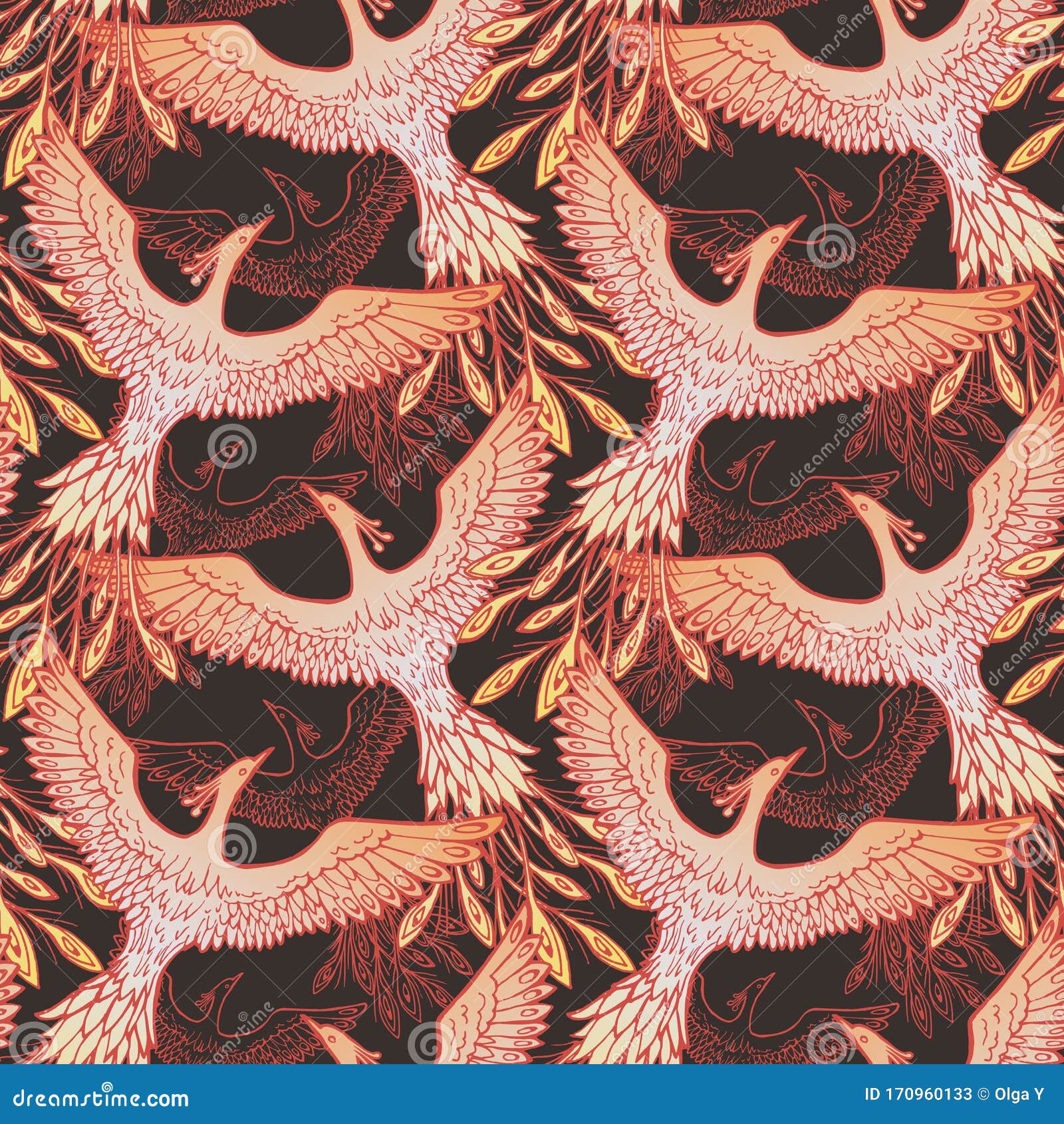 Bird And Texture Vector Illustration | CartoonDealer.com #9043500