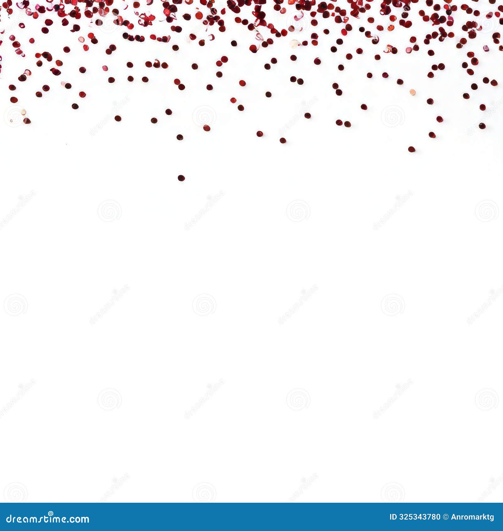 Firebrick Red Glitter on a White Background. Stock Illustration ...